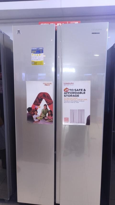 CONDURA SIDE BY SIDE AND MULTI DOOR NO FROST INVERTER REFRIGERATOR, TV ...