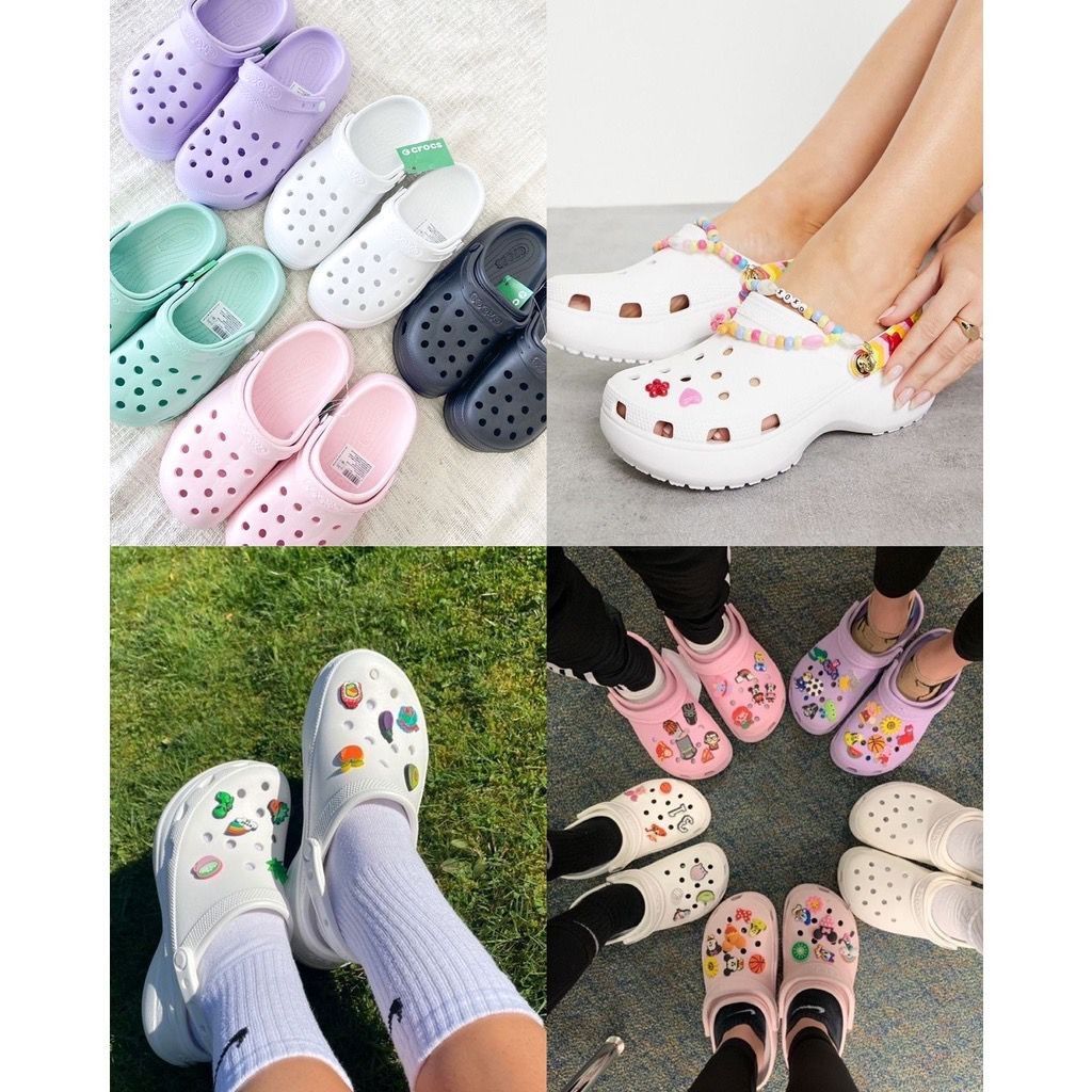 Crocs Platforms Classic Sandal on Carousell