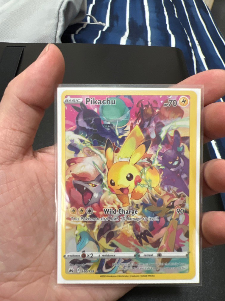 Crown Zenith Pikachu (Secret), Hobbies & Toys, Toys & Games on Carousell