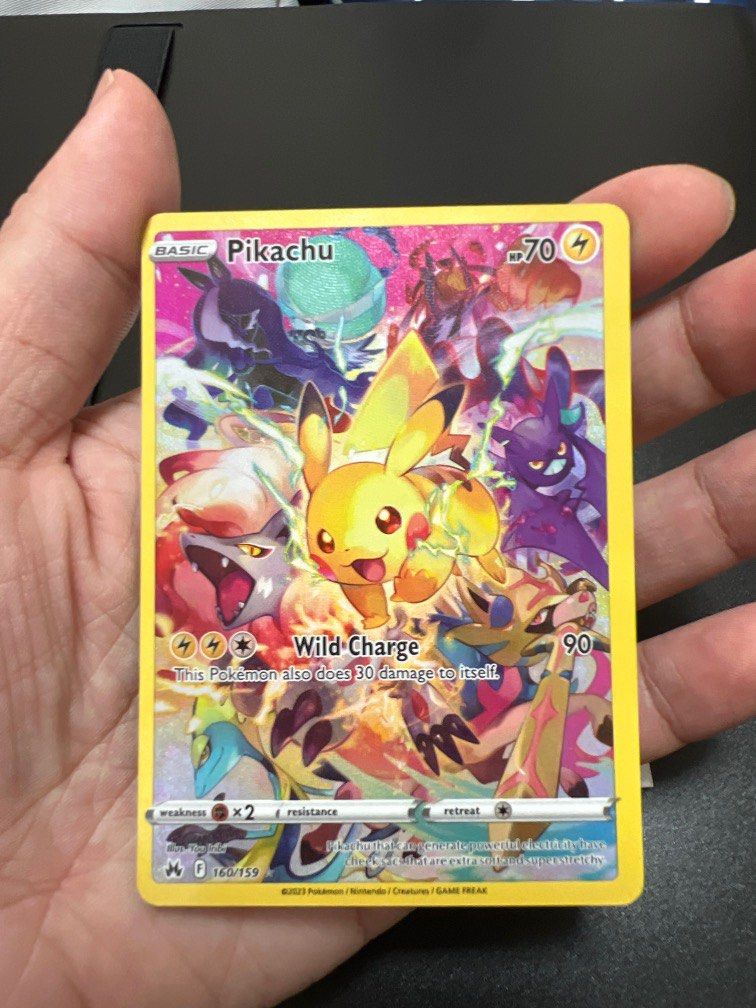 Crown Zenith Pikachu (Secret), Hobbies & Toys, Toys & Games on Carousell