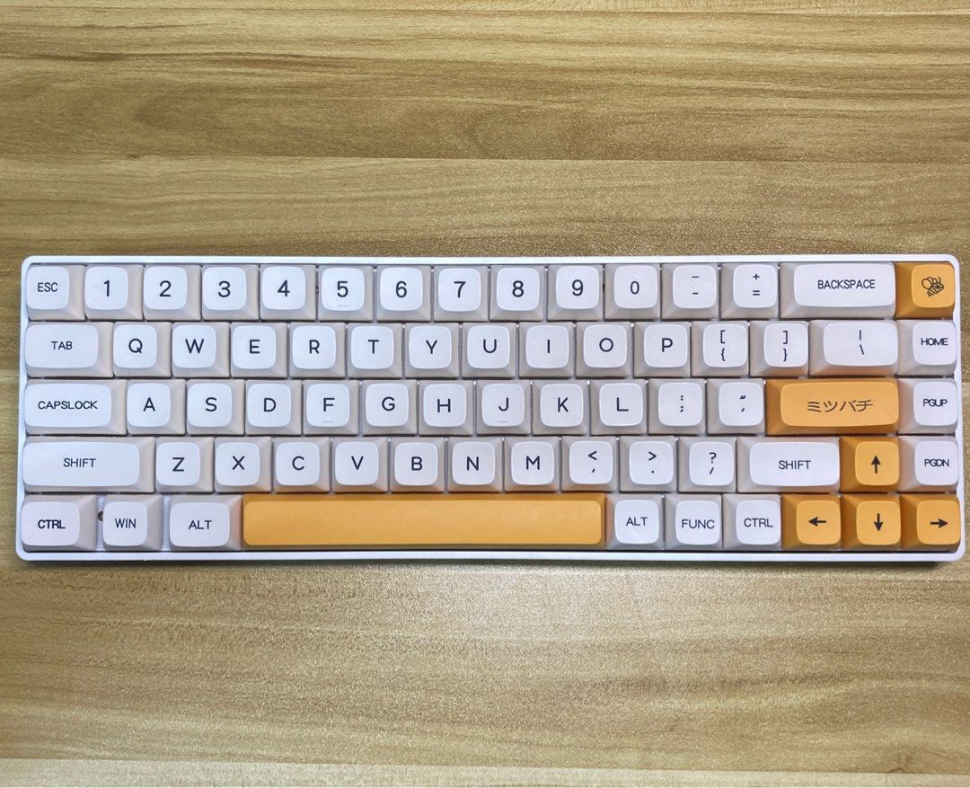 Custom wireless mechanical keyboard outemu silent peaches with honey ...
