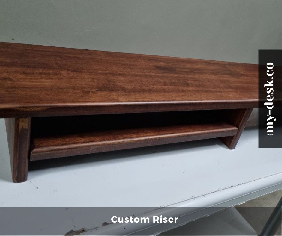 Custon Solid Wood Desk Riser, Furniture & Home Living, Furniture ...
