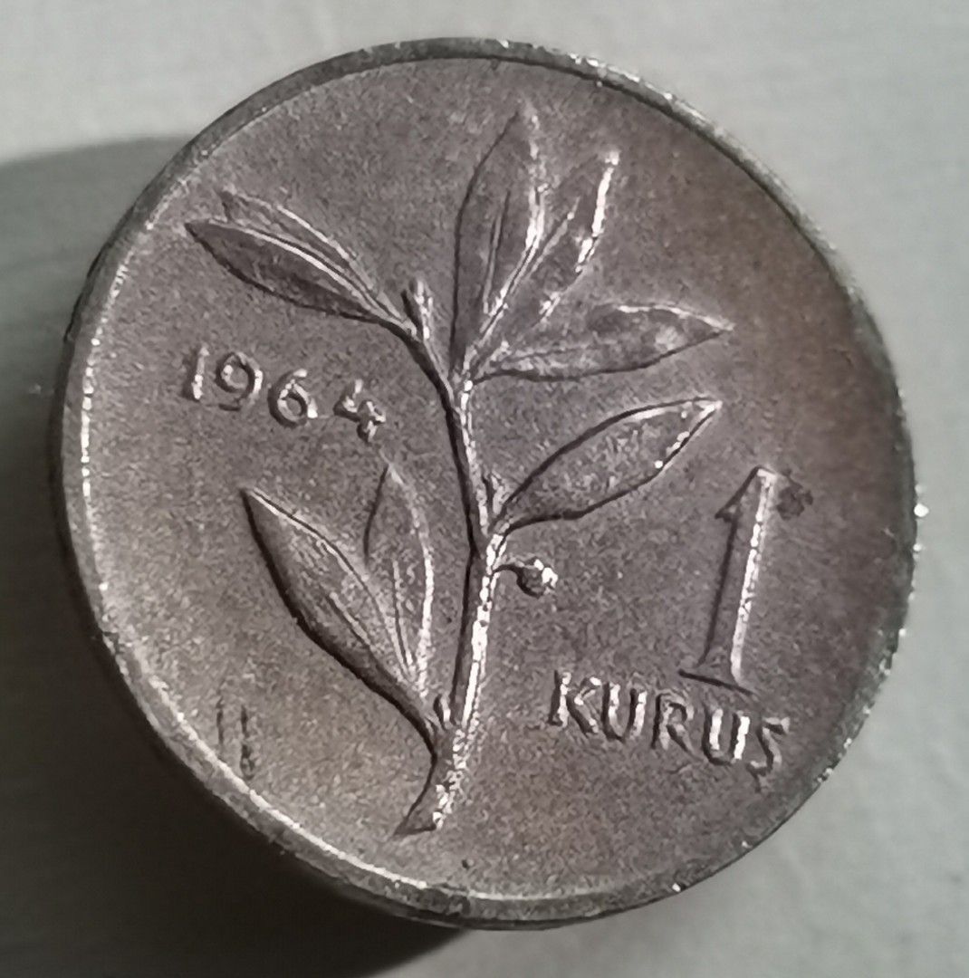 D42: 1964 Turkey 1 Kurus Coin, Hobbies & Toys, Collectibles ...