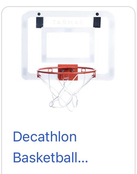 decathlon mini basketball hoop, Sports Equipment, Sports & Games ...