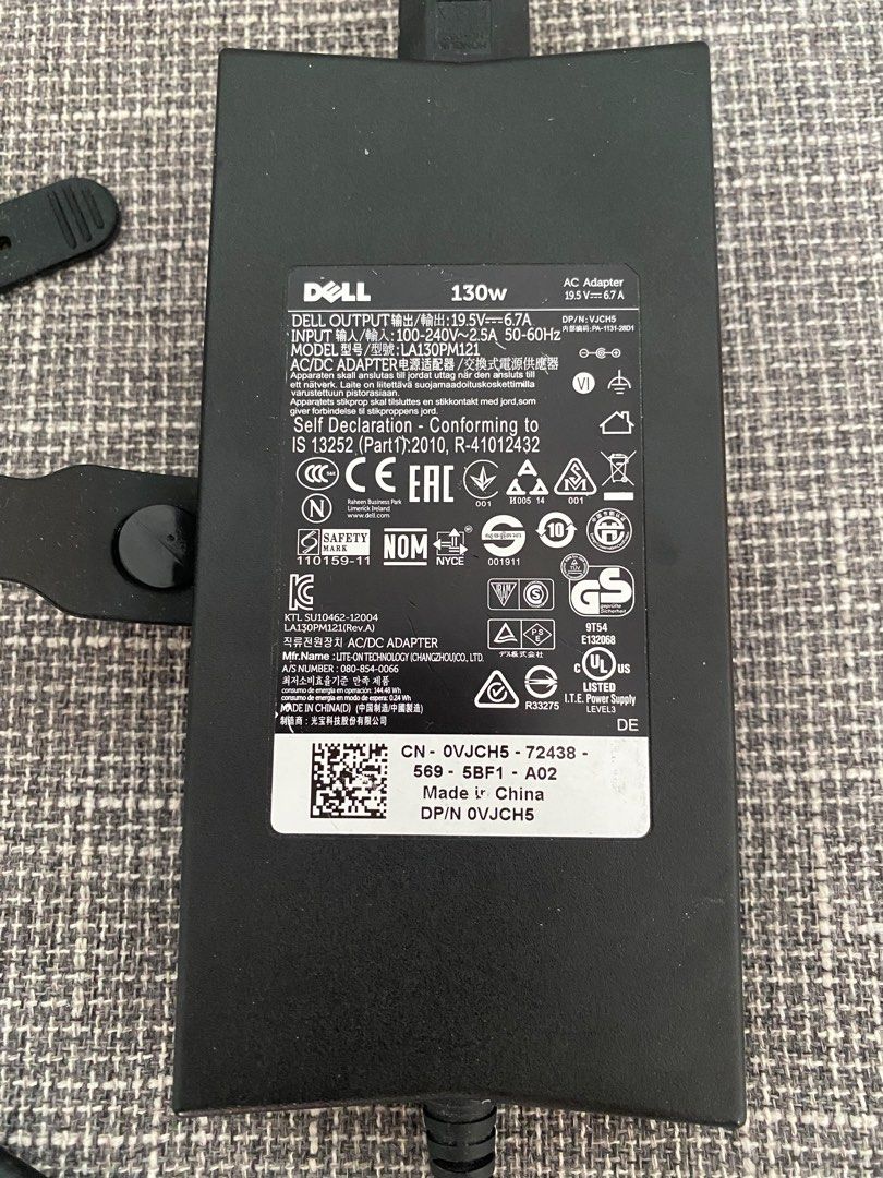 Dell Power Adaptor, Computers & Tech, Parts & Accessories, Cables ...