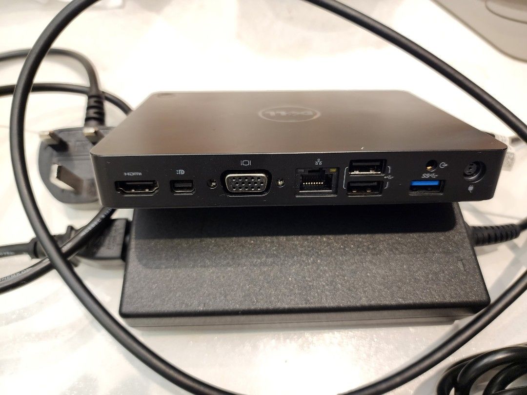 Dell WD15 Docking Station (Dock USB Type C), 電腦＆科技, 電腦周邊及配件, 電腦線、轉接線及 ...