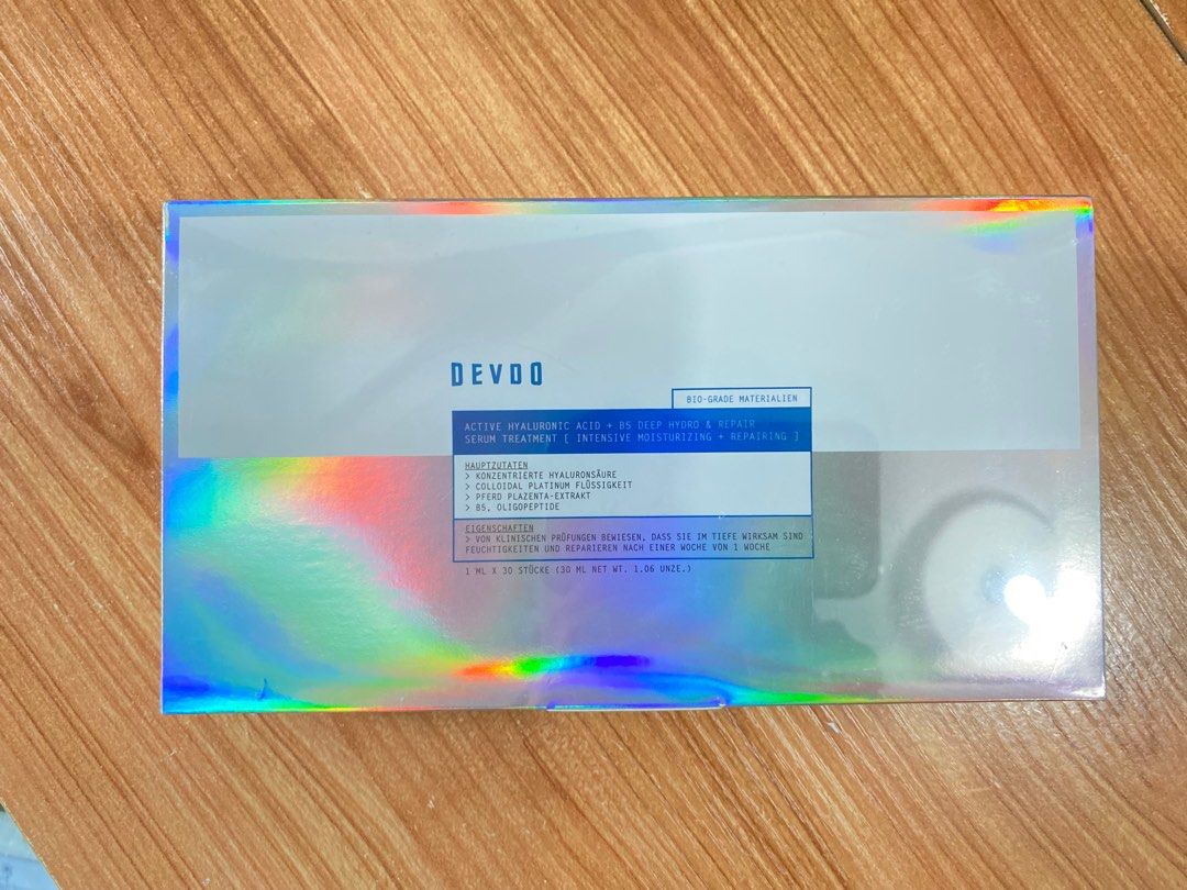 DEVDO 透明質酸B5長效保濕冷凍注射精華 1ml x 30支, 美容＆化妝品, 健康及美容 - 皮膚護理, 面部 - 面部護理 ...