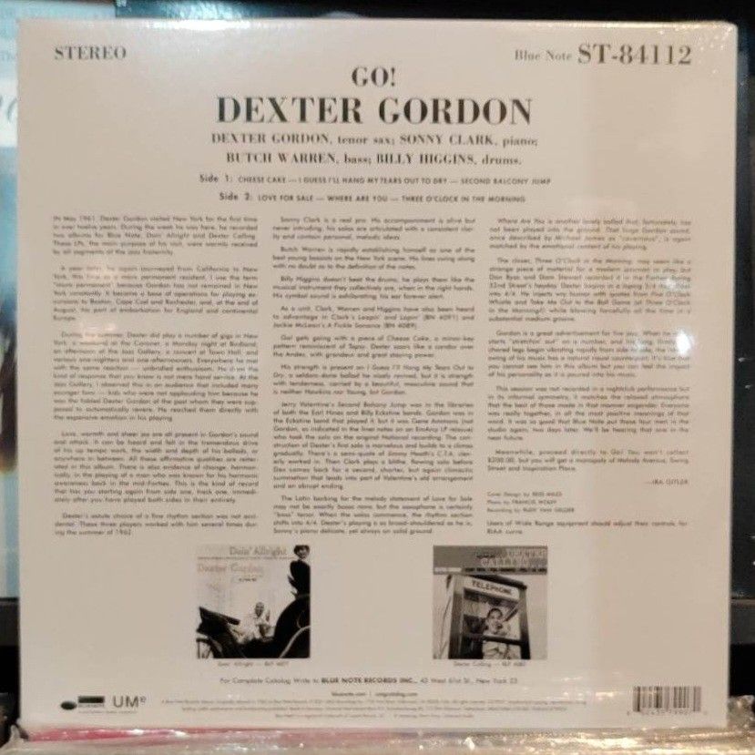 DEXTER GORDON : GO - BLUE NOTE CLASSIC VINYL SERIES [VINYL/LP) on Carousell