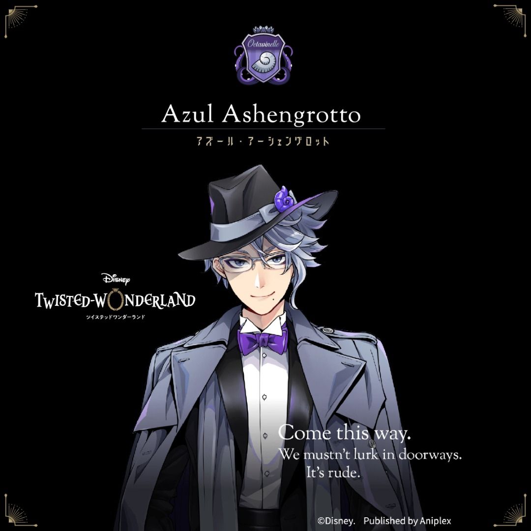 Disney Twisted Wonderland - Azul Ashengrotto - Special Edition Handmade ...