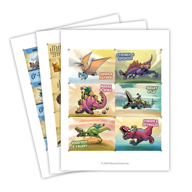 Dodos Riding Dinos Board Game - Print and Play (PDF + STL), Hobbies ...