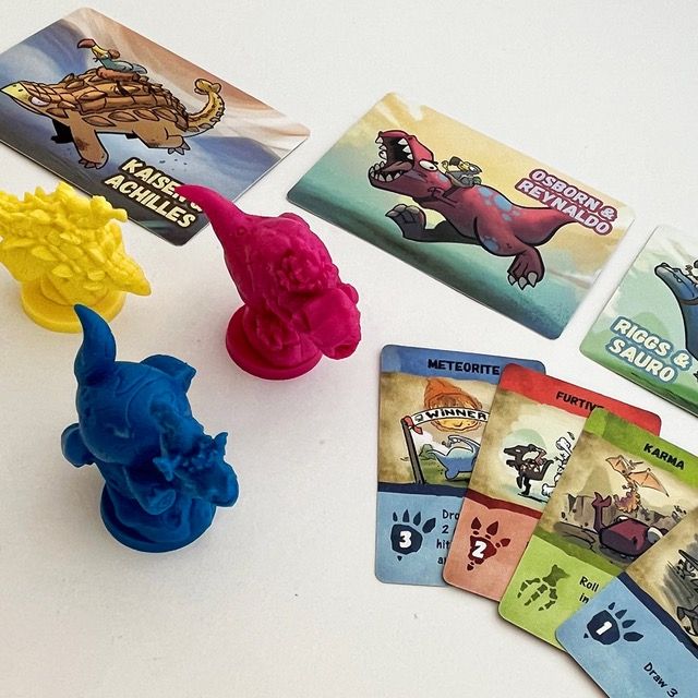 Dodos Riding Dinos Board Game - Print and Play (PDF + STL), Hobbies ...