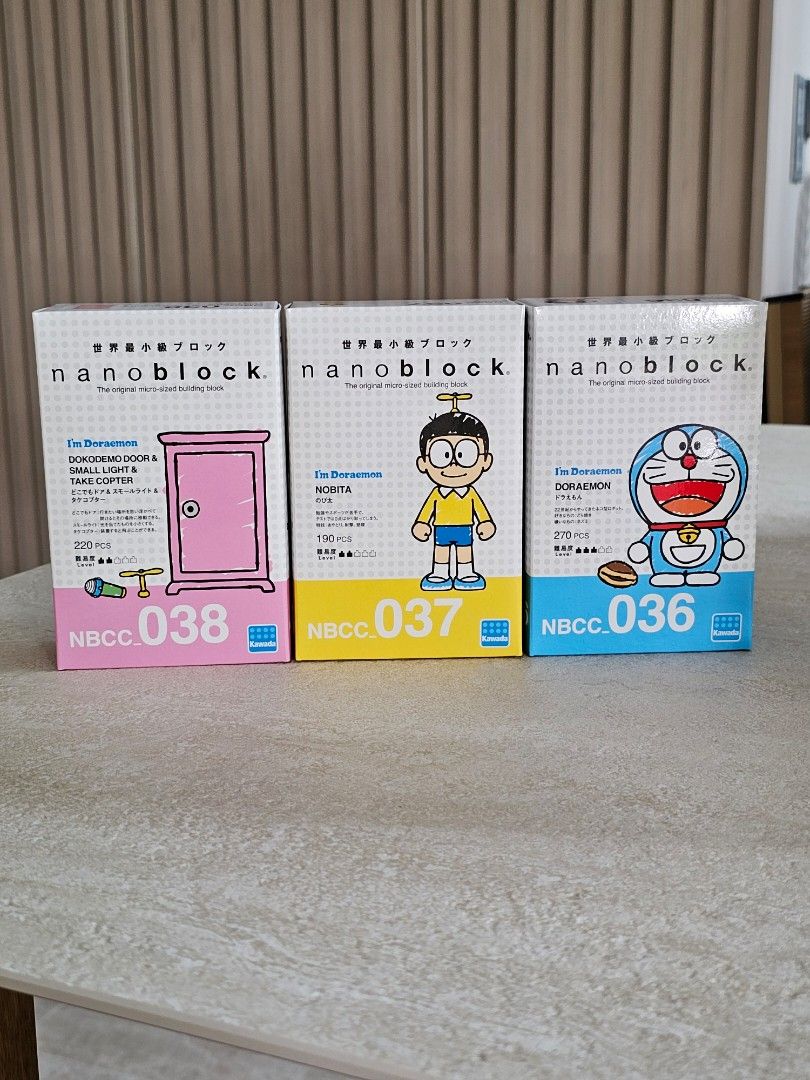 Doraemon, Nobita, Dokodemo Door Nanoblock, Hobbies & Toys, Toys & Games ...