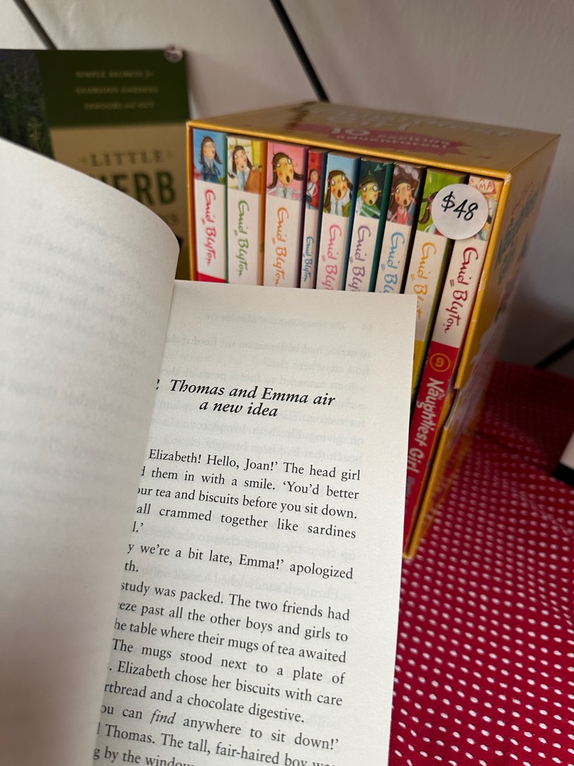 Enid Blyton Box Set of The Naughtiest Girl Series, Hobbies & Toys ...