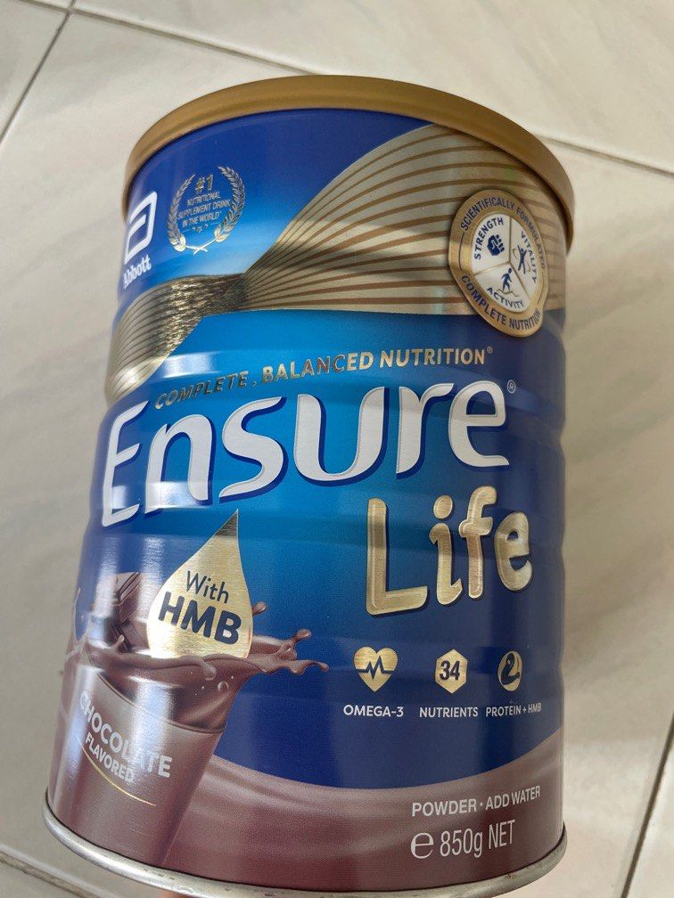 Ensure Life with HMB, chocolate flavored x7, Health & Nutrition, Health ...
