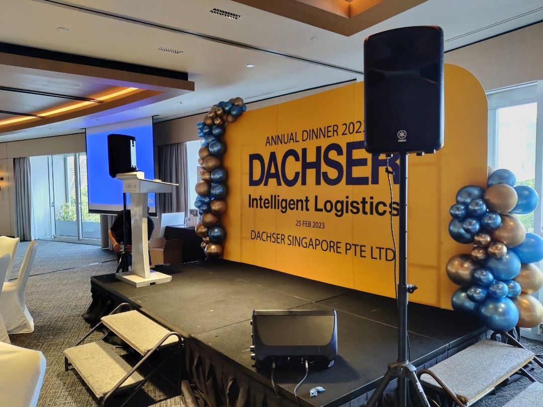 2023 Event Stage Company Annual Dinner decoration /Emcee & Soundman ...