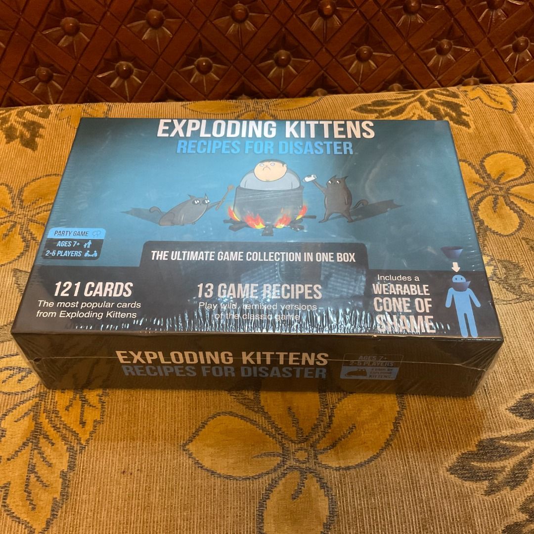 Exploding Kittens: Recipes for Disaster Card Game / Party Game, Hobbies ...