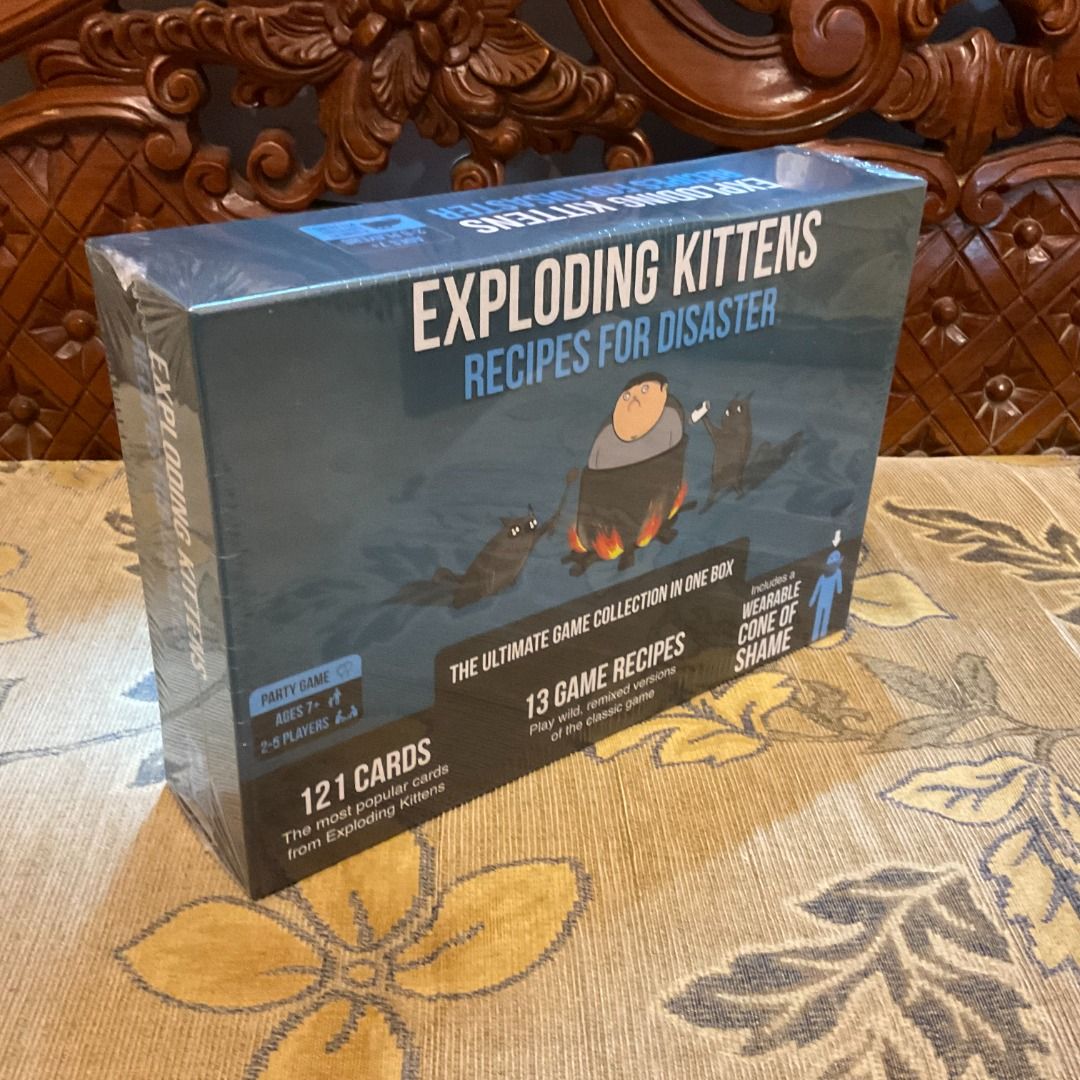 Exploding Kittens: Recipes for Disaster Card Game / Party Game, Hobbies ...