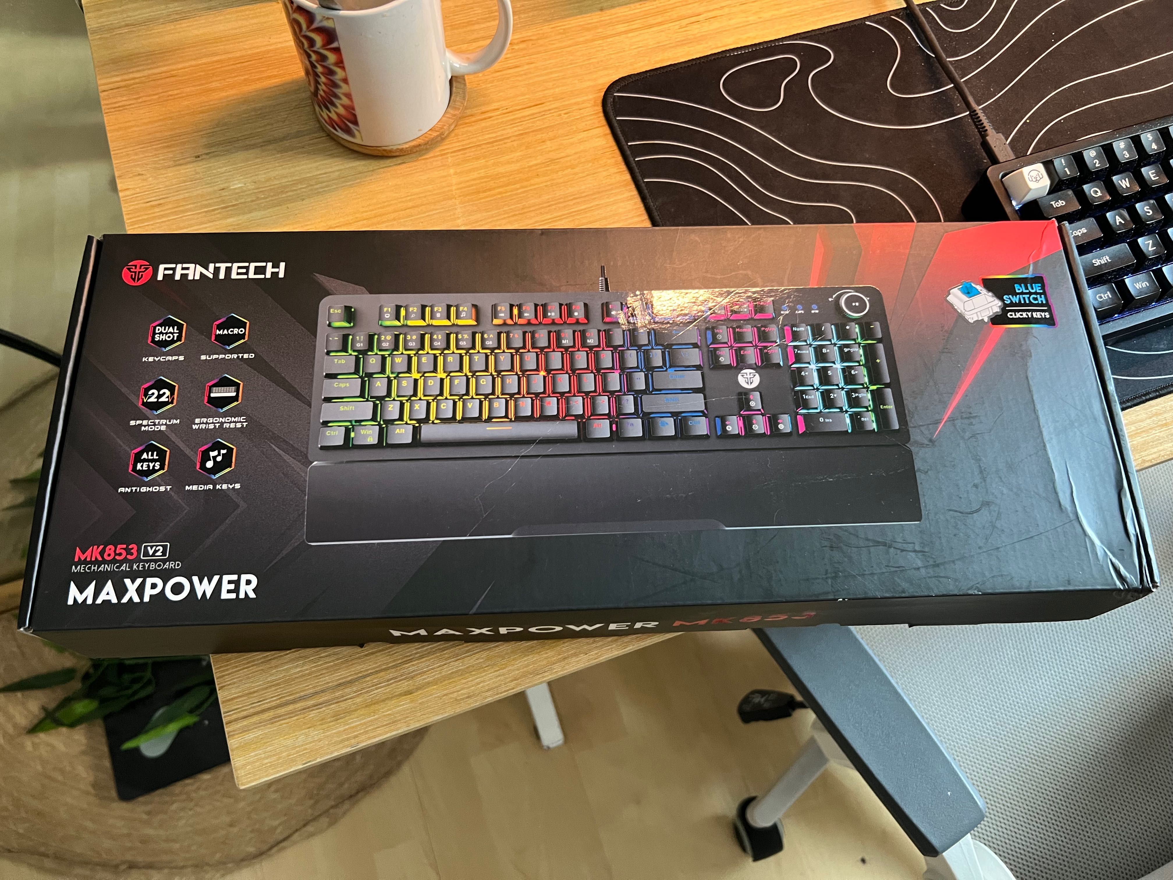 Fantech MK853 v2 Maxpower (Blue Switch), Computers & Tech, Parts ...