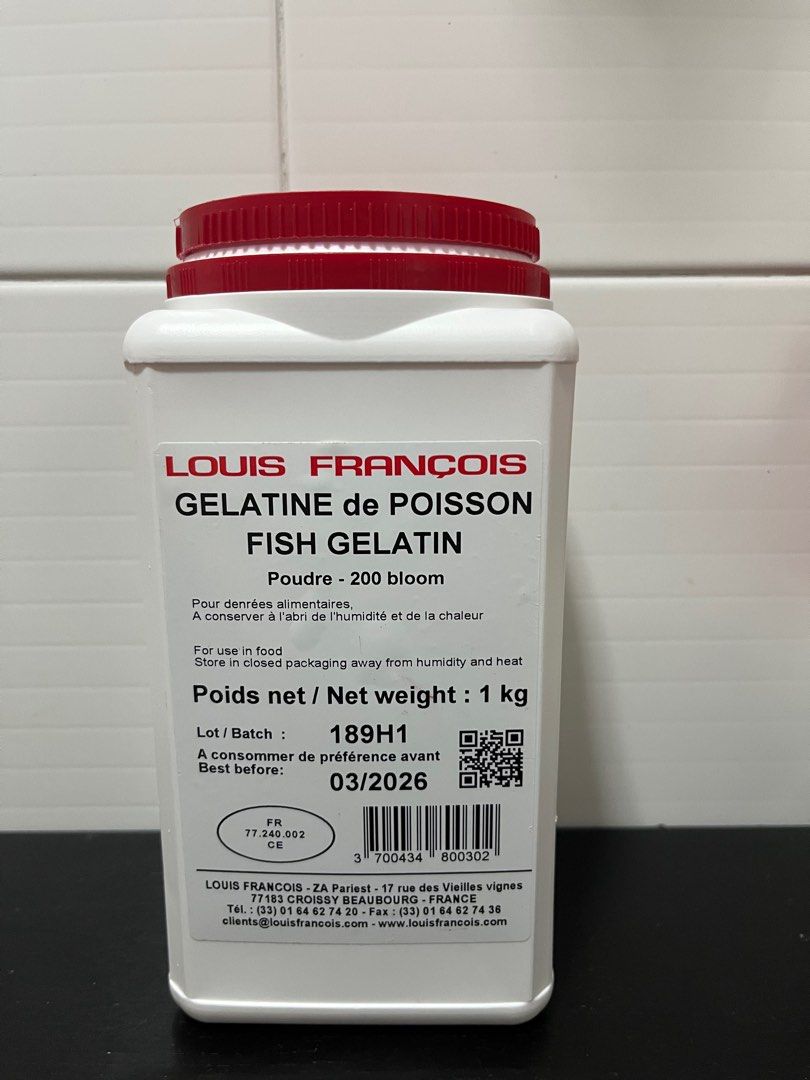 Fish Gelatin 200 bloom, Food & Drinks, Other Food & Drinks on Carousell