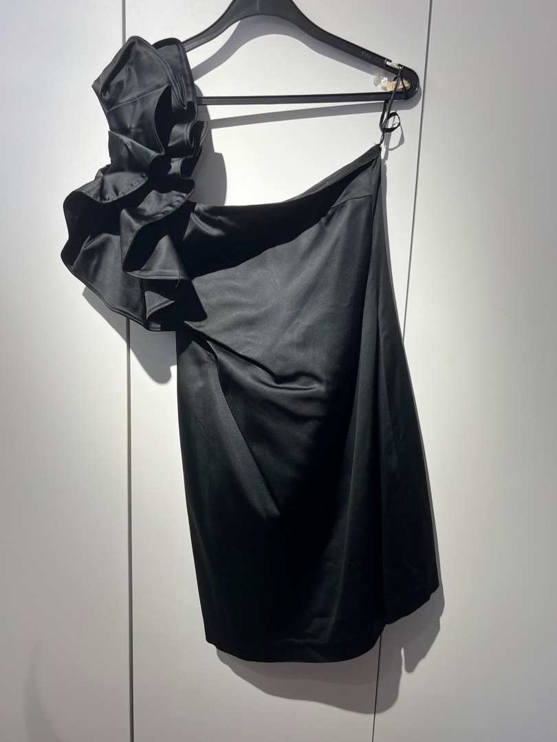 Forever New Satin Toga Gown (Mini), Women's Fashion, Dresses & Sets ...