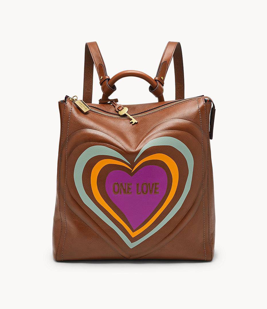 Fossil Parker Backpack in Brown, Women's Fashion, Bags & Wallets ...