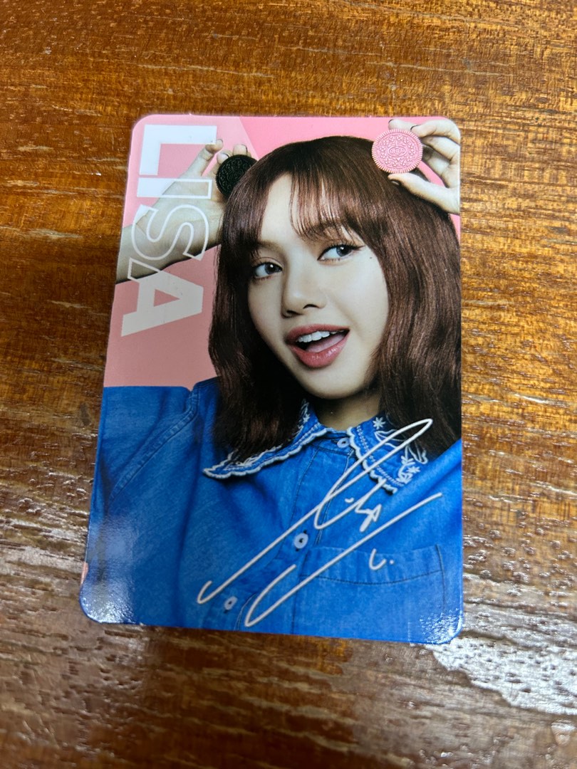 [FREE] BLACKPINK LISA PHOTOCARD, Hobbies & Toys, Collectibles ...