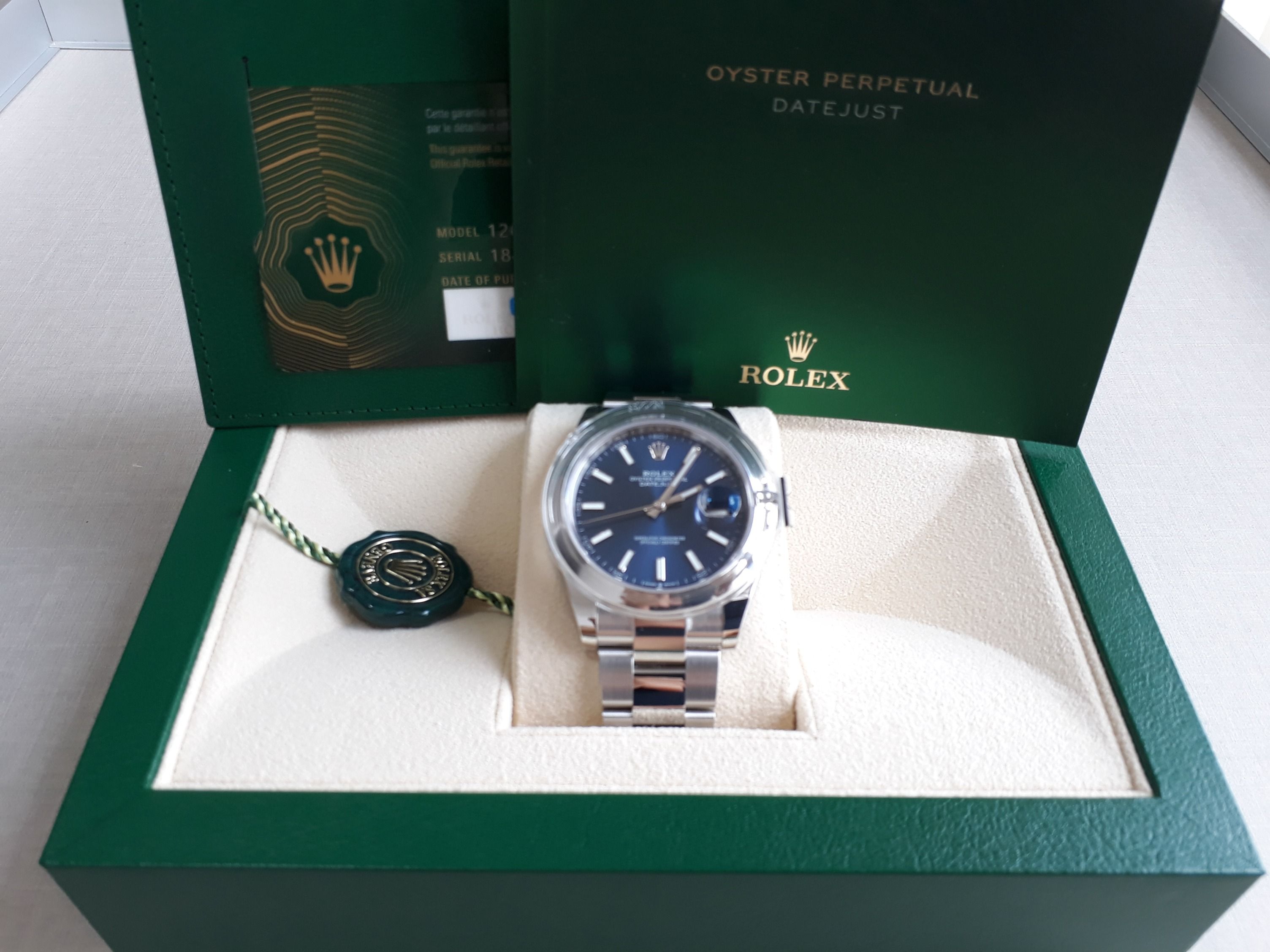 Fresh from Factory! Rolex Oyster Perpetual Datejust 41 mm, Luxury ...