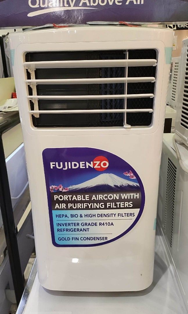 FUJIDENZO PORTABLE AIRCON INVERTER GRADE WITH PURIFYING FILTER, TV ...