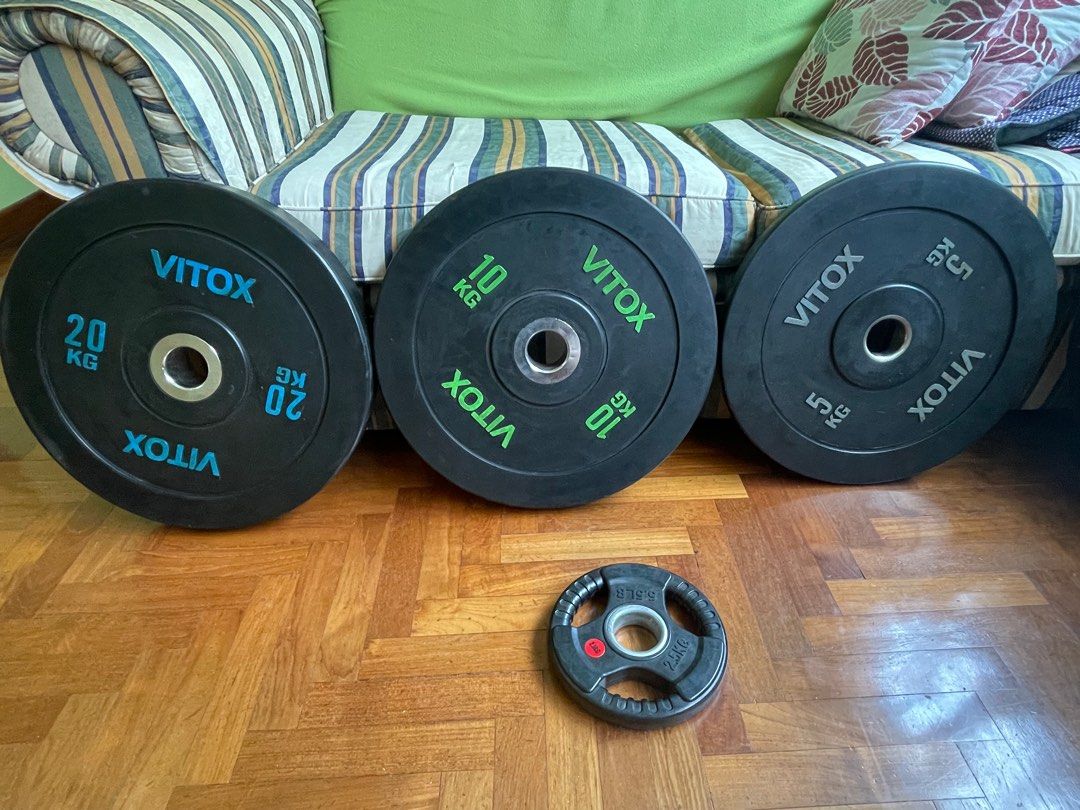 Full Gym Set including adjustable bench, rack and weights total 95kg ...