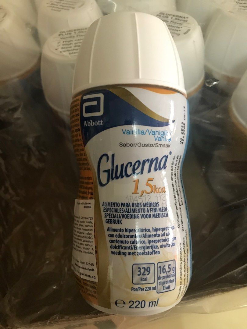 Glucerna Plus 1.5kcal Vanilla, Health & Nutrition, Health Supplements ...