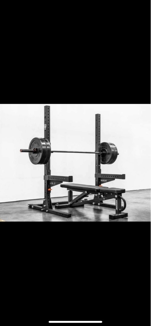 Half Rack Home Gym, Sports Equipment, Exercise & Fitness, Weights ...