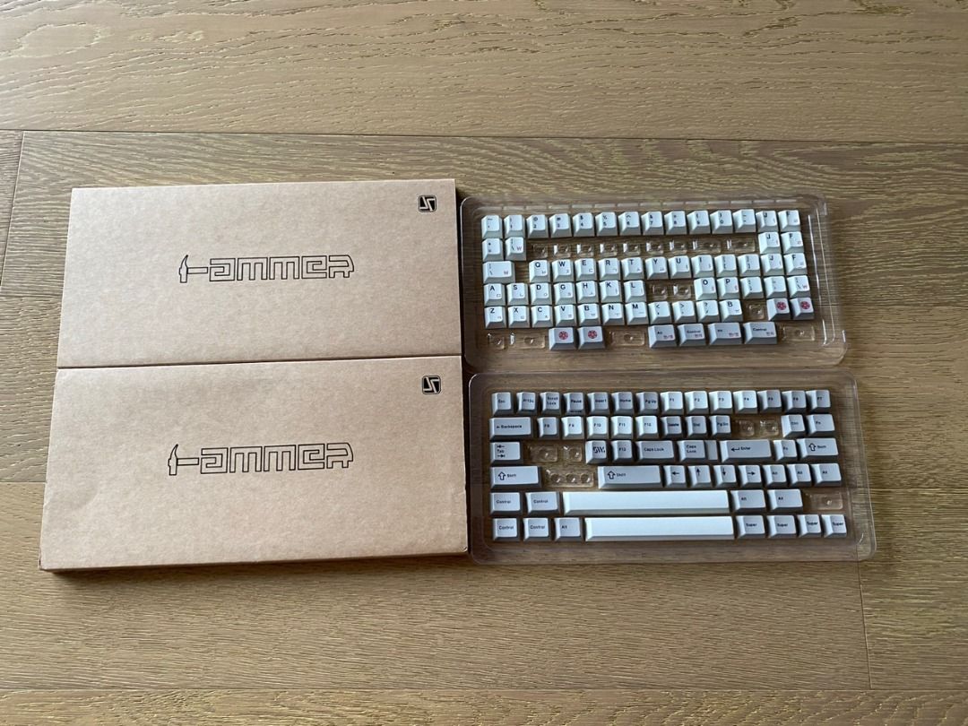 Hammerworks CRP R5, PBT Keycaps, Korean Beige + 80s Mods, Custom ...