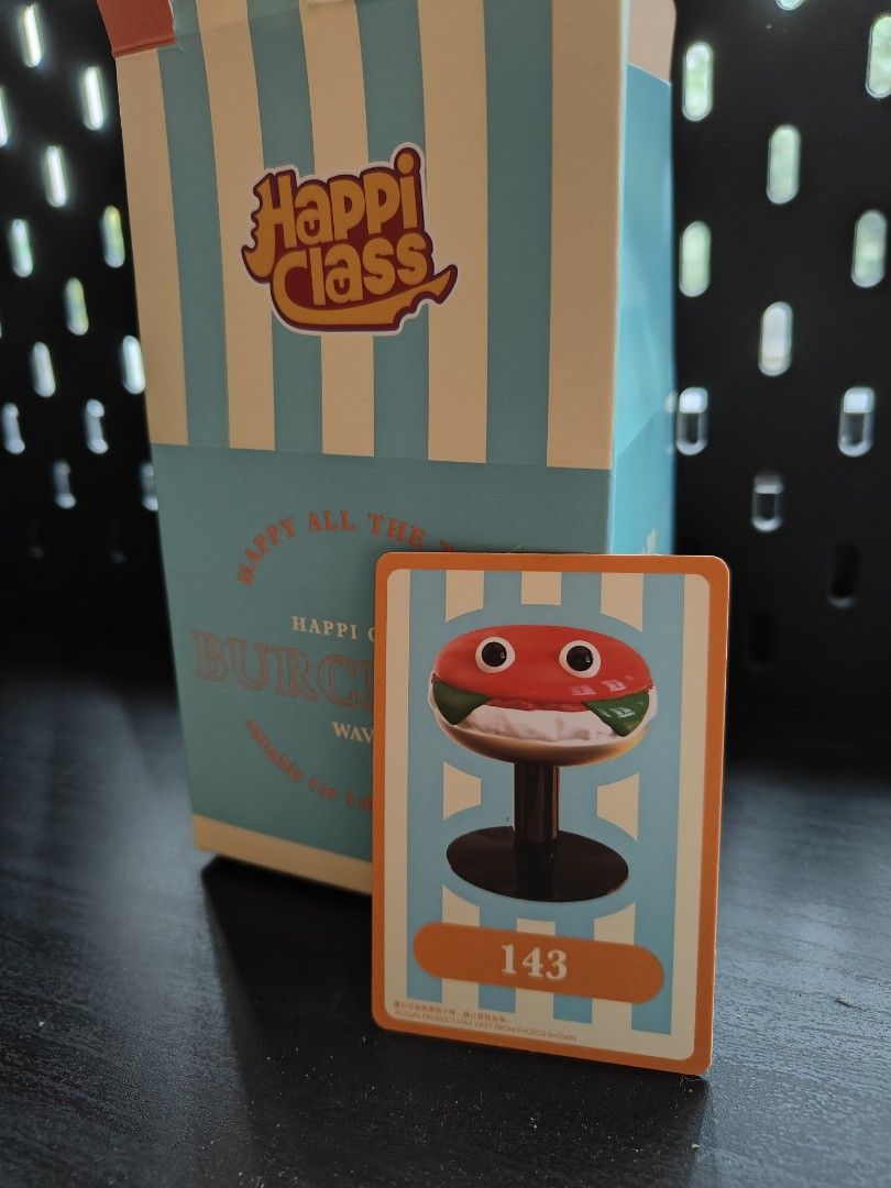 Happi Class burger 143 not popmart, Hobbies & Toys, Toys & Games on ...