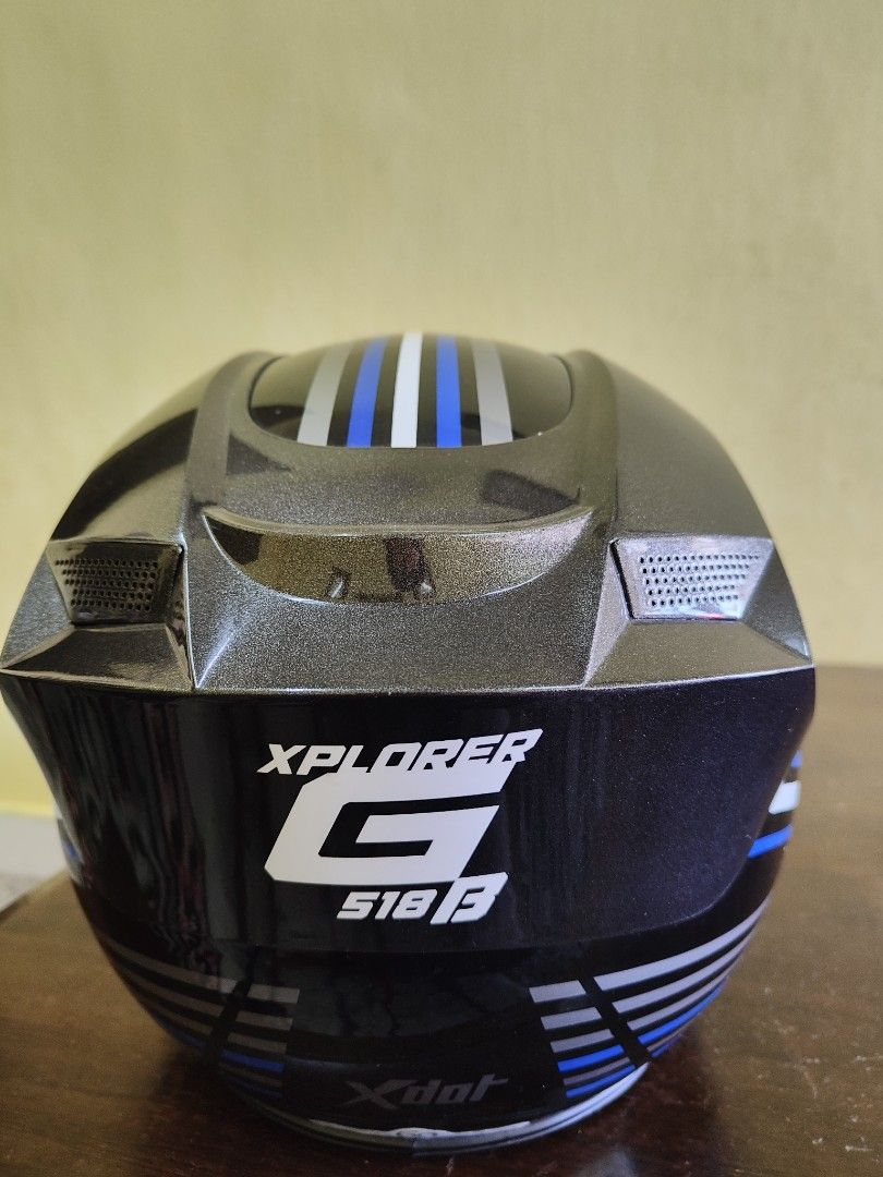 Helmet XDot Xplorer & Helmet Fullface LS2, Auto Accessories on Carousell