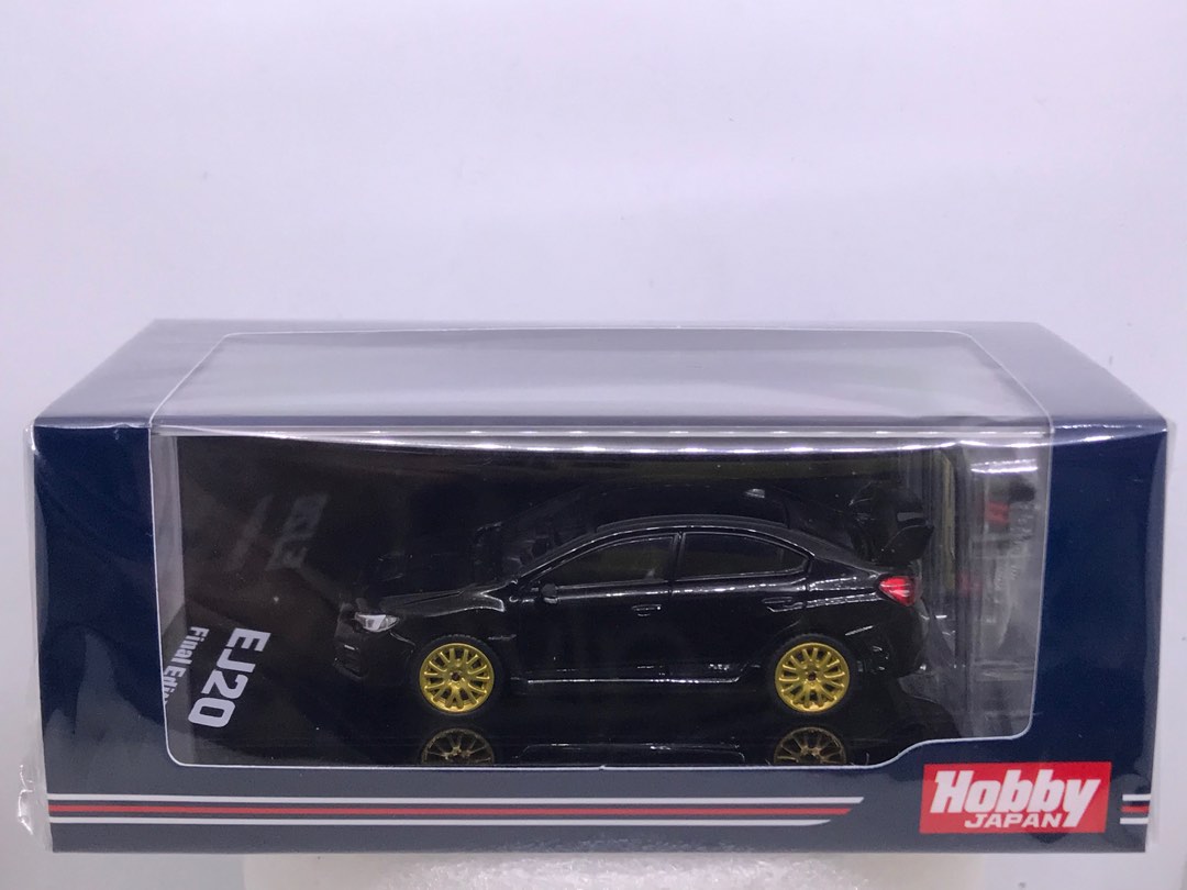 Hobby JAPAN HJ642021FBK 1/64 SUBARU WRX STI EJ20 FINAL EDITION FULL PACAKGE / With Engine ...