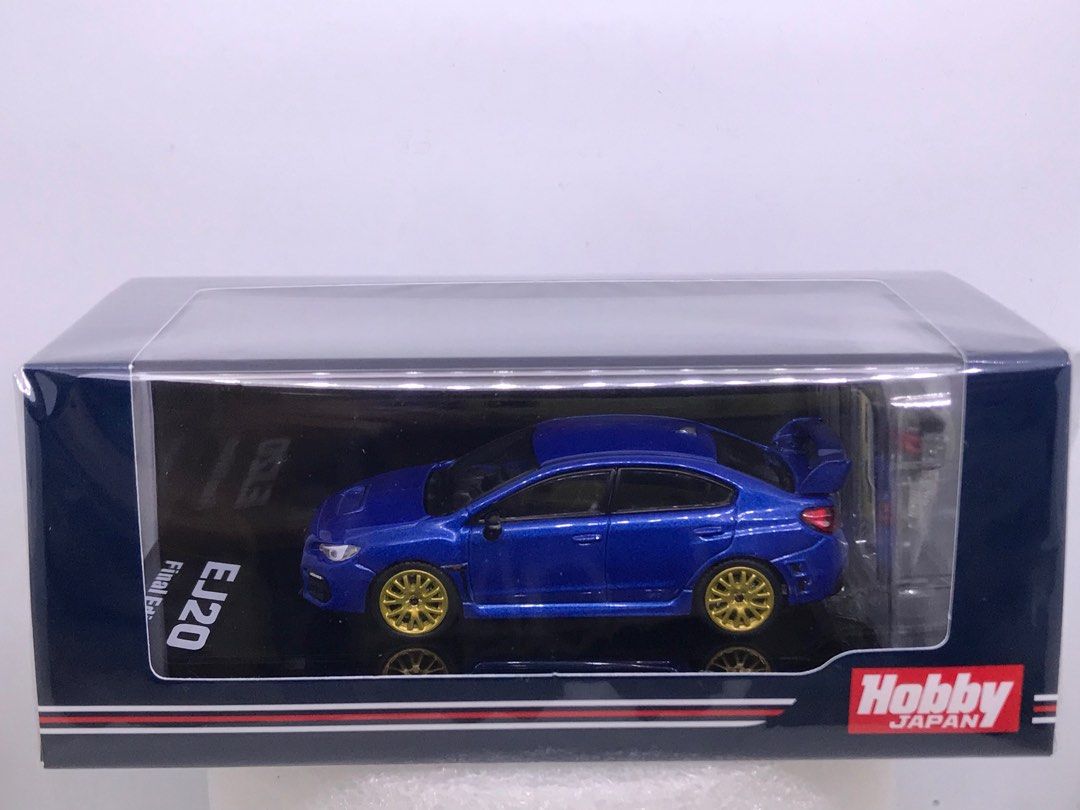 Hobby JAPAN HJ642021FBL 1/64 SUBARU WRX STI EJ20 FINAL EDITION FULL PACAKGE / With Engine ...