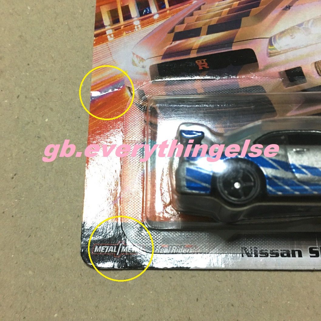 Hot Wheels Premium Retro Fast & Furious Nissan Skyline GTR (BNR34 ...