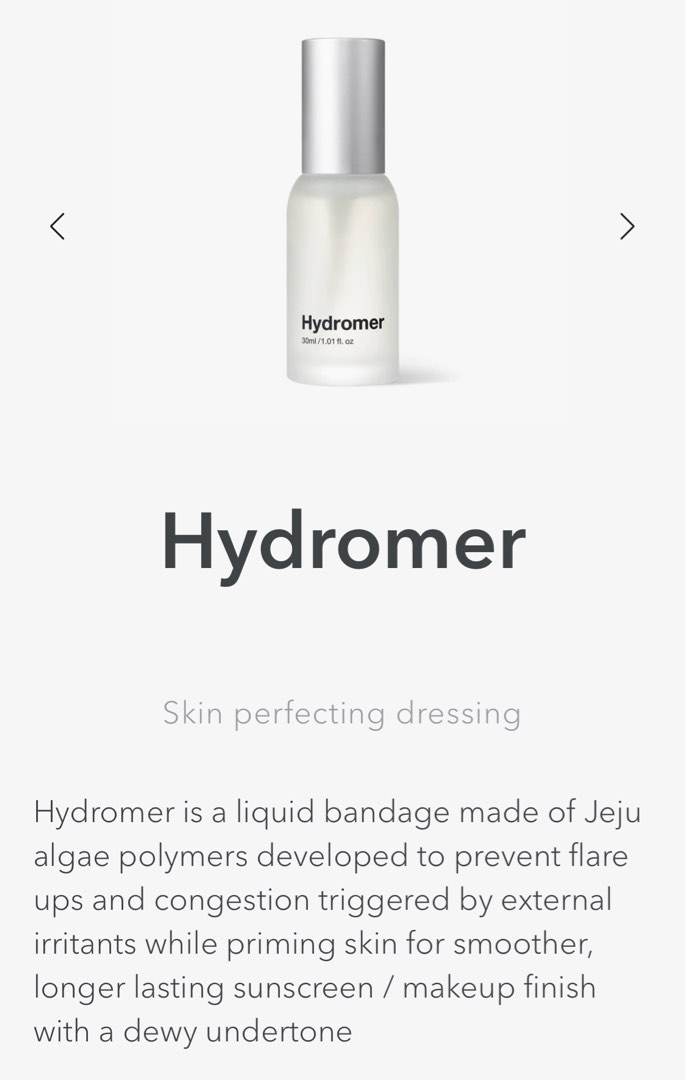 Hydromer (Slurp Lab), Beauty & Personal Care, Face, Face Care on Carousell