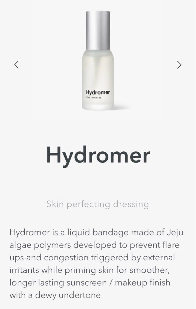 Hydromer (Slurp Lab), Beauty & Personal Care, Face, Face Care on Carousell