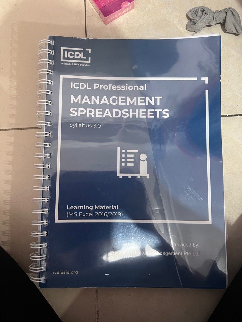 ICDL excel , Hobbies & Toys, Books & Magazines, Assessment Books on ...