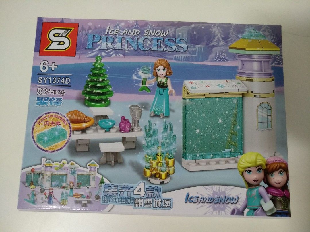 Ice and Snow Princess Bricks Set with Anna, Hobbies & Toys, Toys ...