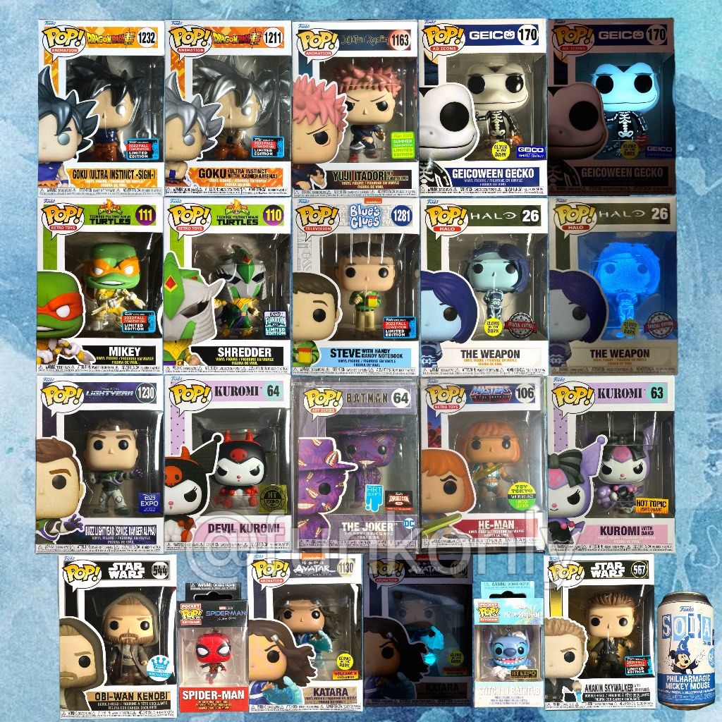 [INSTOCK] Miscellaneous Pop! Vinyl Figures: Halo Weapon/He-Man/Goku ...