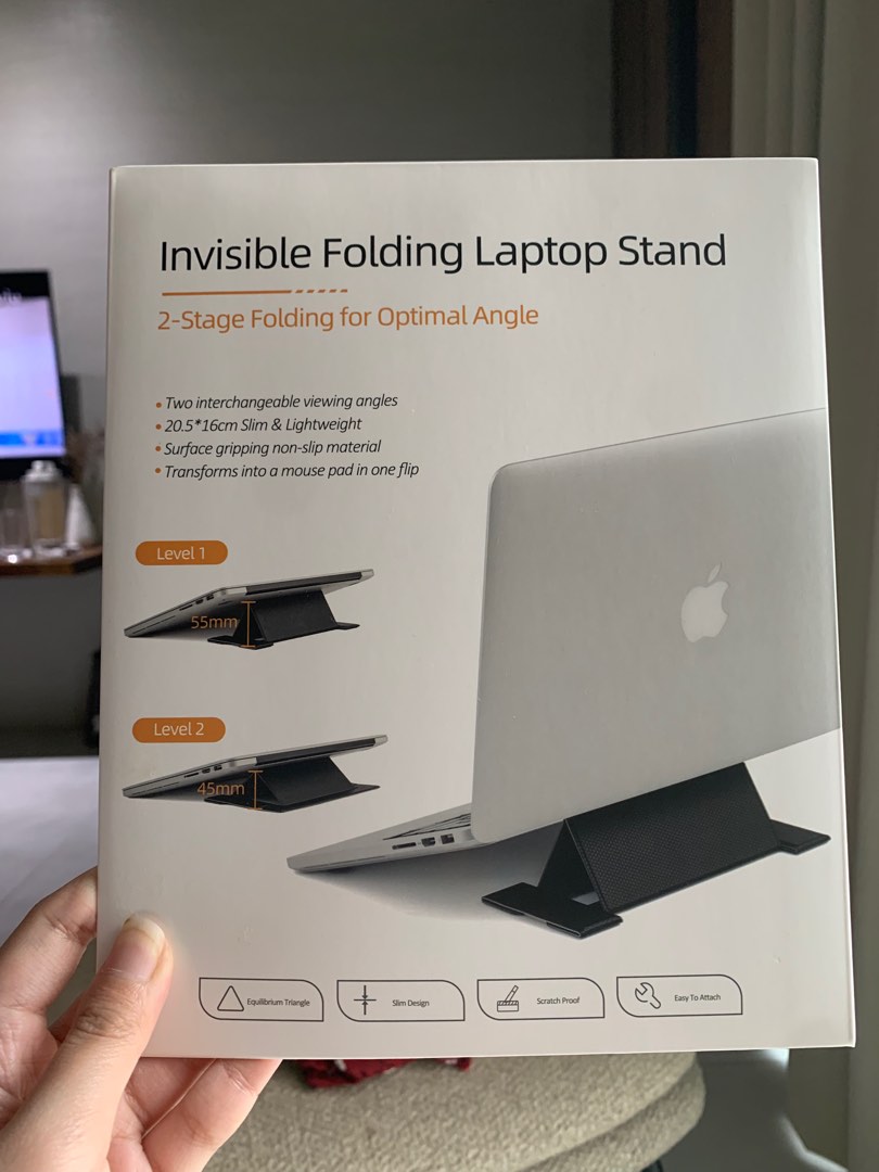 Invisible Folding Laptop Stand, Computers & Tech, Parts & Accessories ...