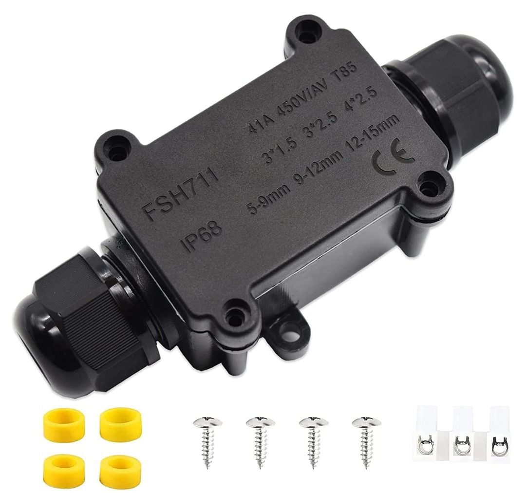 IP68 Waterproof Junction Box, Outdoor Electrical Junction Boxes ...