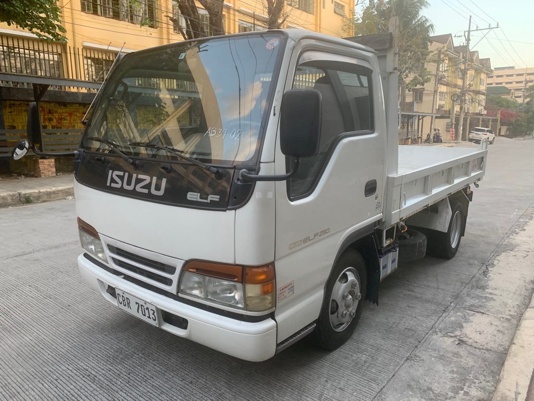 2021 Isuzu 4HF1 Manual Engine NKR ELF Mini Dump Trucks , Cargo Dropside ...