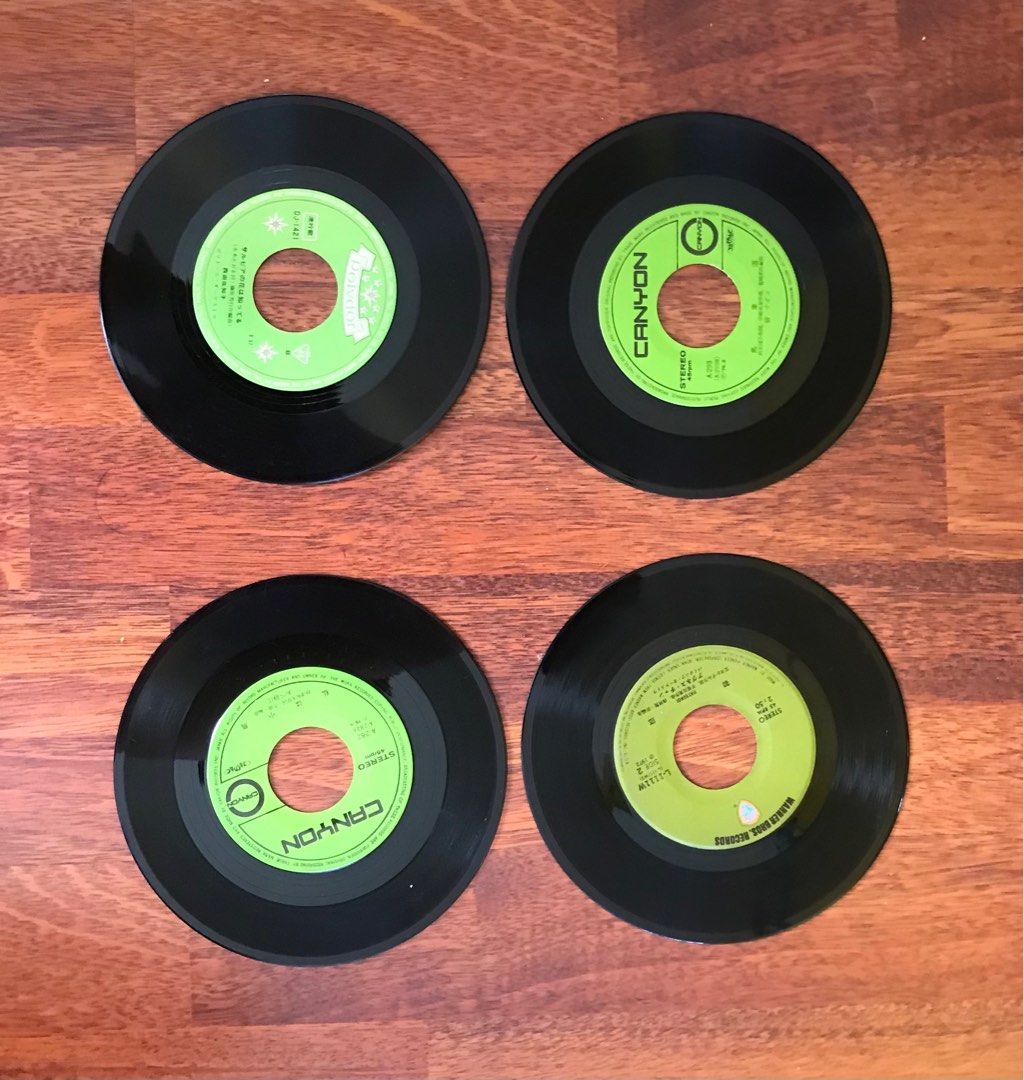 7-inch Japanese 45/33 RPM Vinyl Records/Plaka For Decoration, Hobbies ...