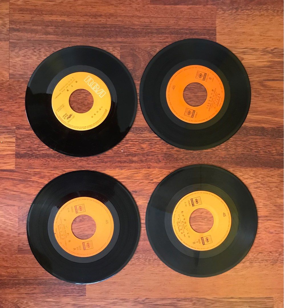 7-inch Japanese 45 RPM Vinyl Records/Plaka For Decoration on Carousell