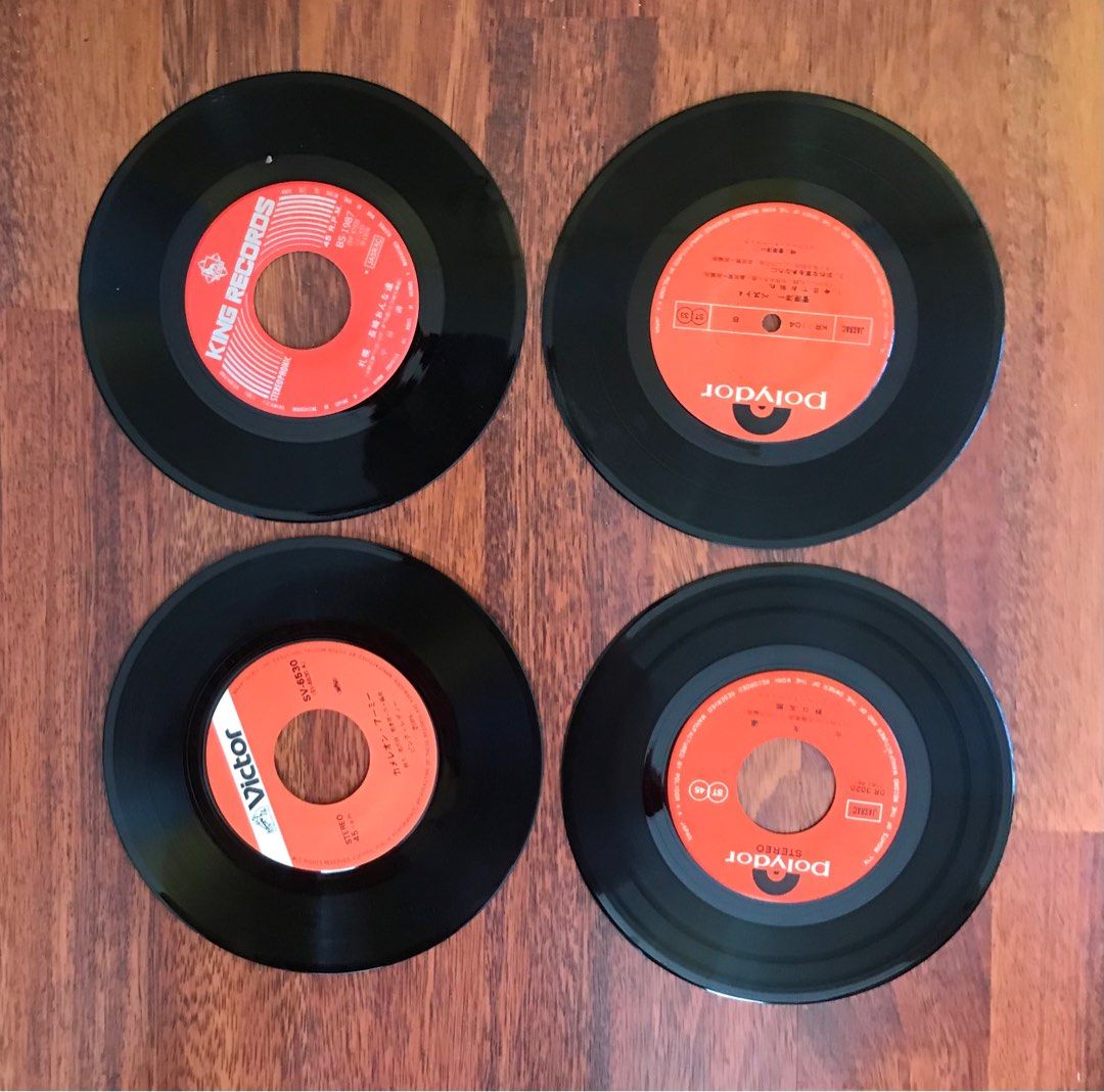 7-inch Japanese 45 RPM Vinyl Records/Plaka For Decoration on Carousell