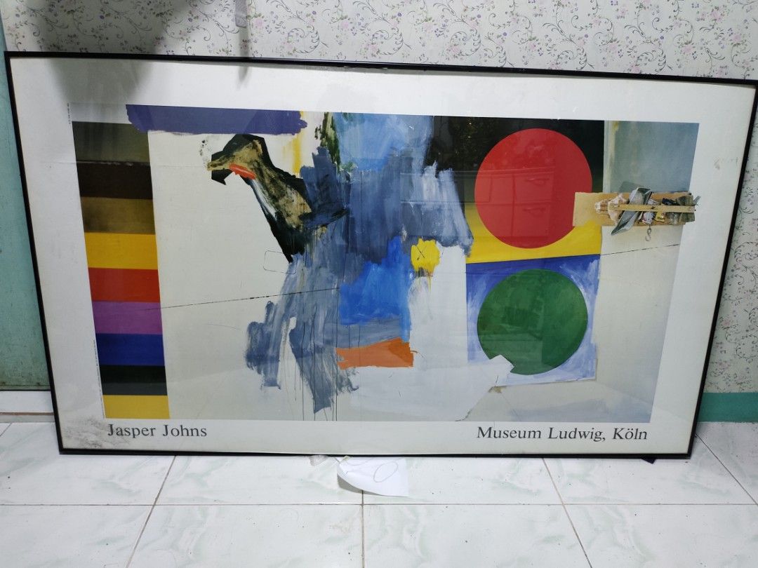 Jasper Johns 1987 Ludwig Museum Poster on Carousell