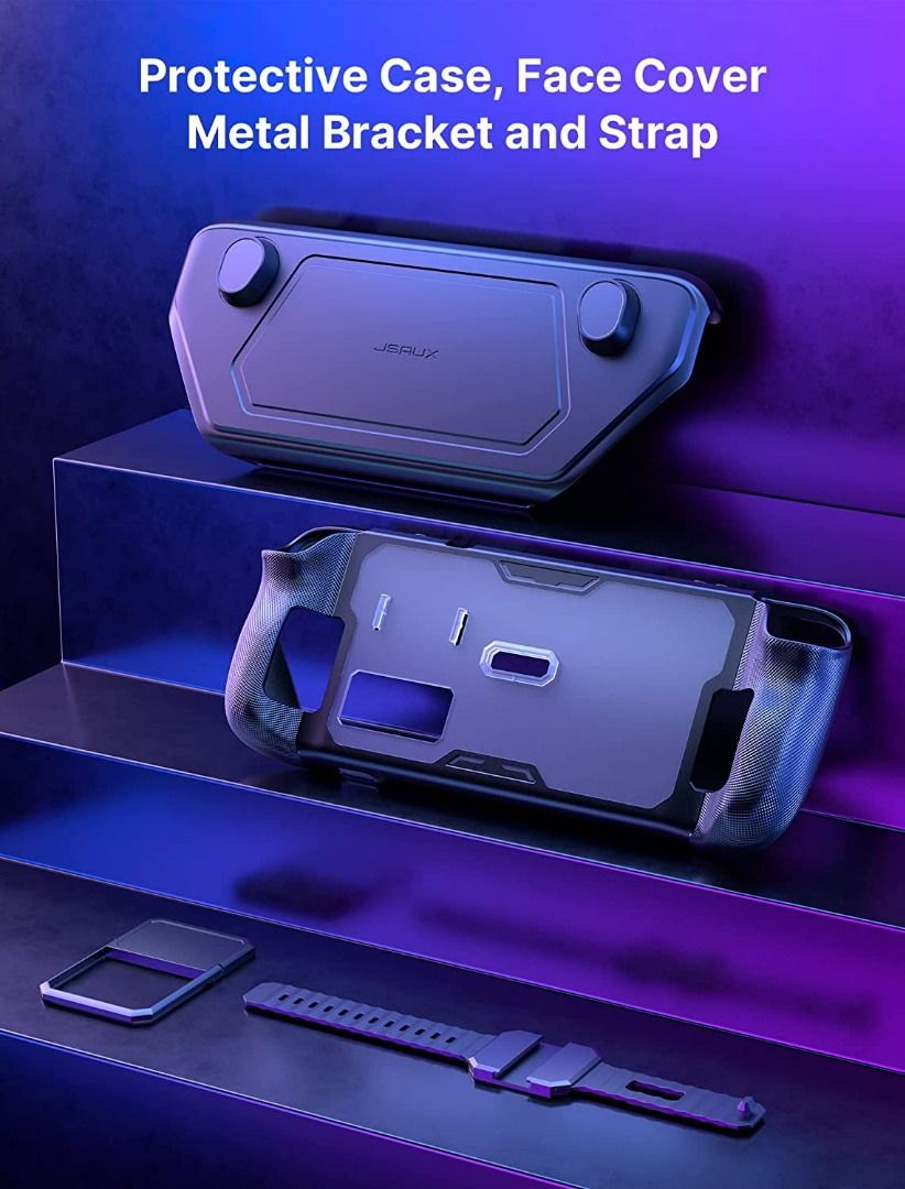 JSAUX Official ModCase for Steam Deck, Modular Case - Detachable Front ...